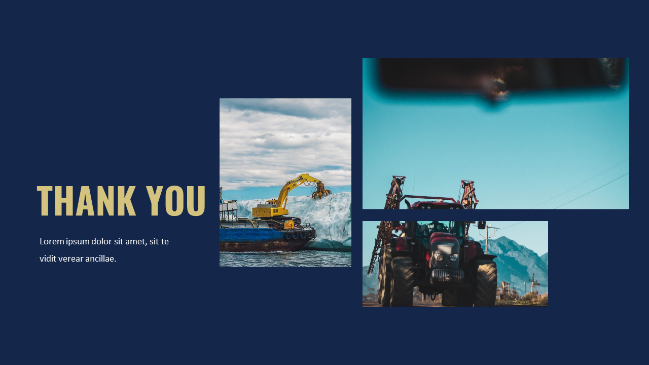 Heavy Equipment Creative Google Slides|Construction