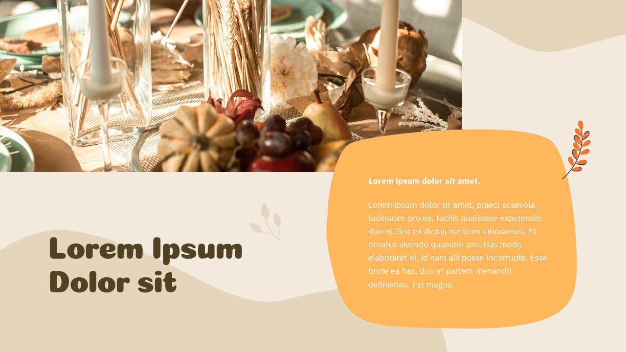 Thanksgiving Day google slides design|Lifestyle