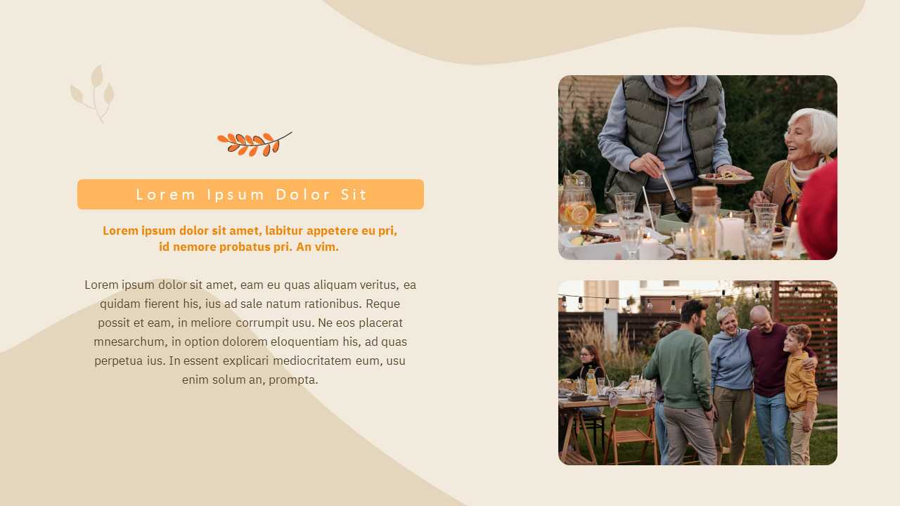 Thanksgiving Day google slides design|Lifestyle