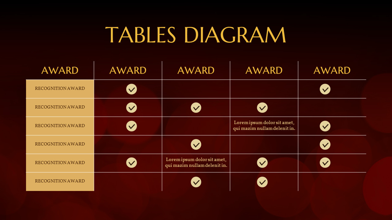 Employee Recognition Award google slides slide templates