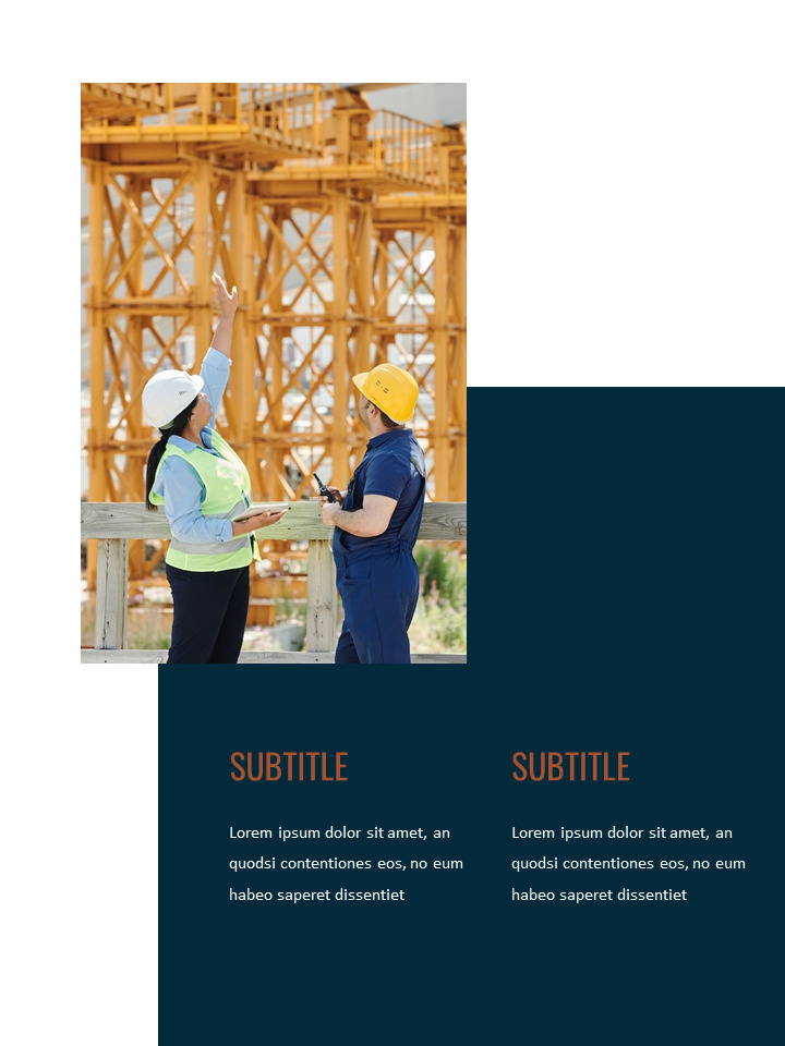 Heavy Equipment Construction Presentation Google Slides Templates