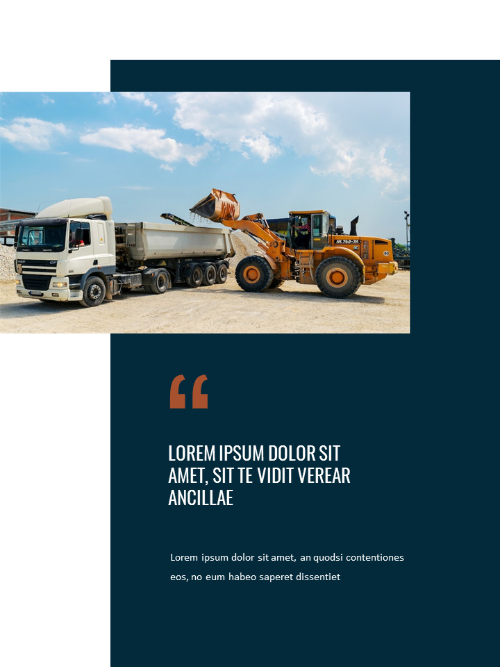 Heavy Equipment Construction Presentation Google Slides Templates