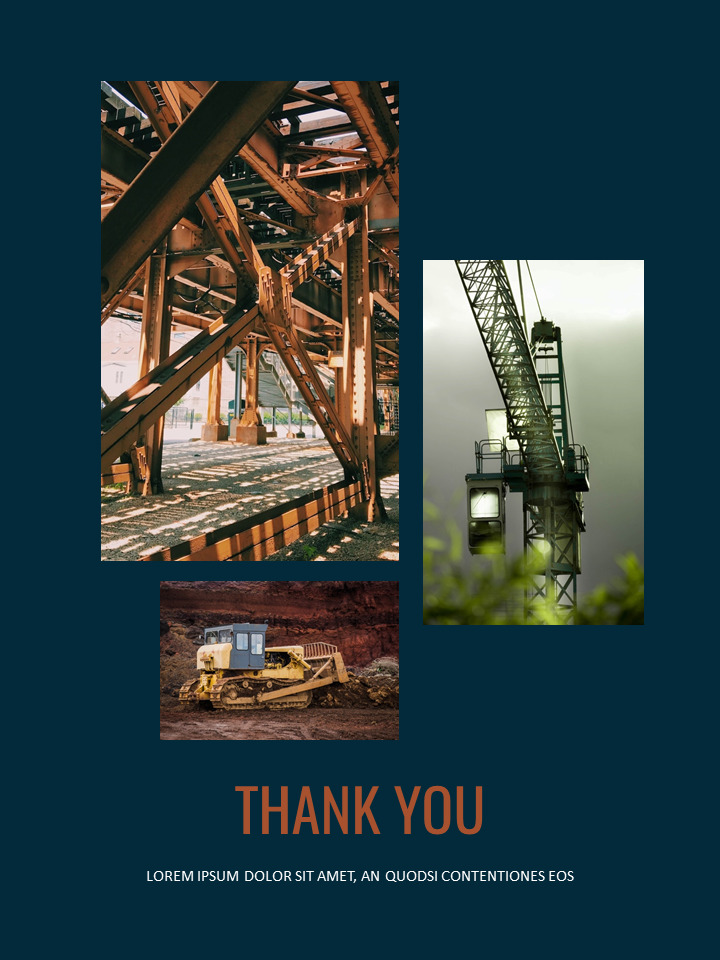 Heavy Equipment Construction Presentation Google Slides Templates