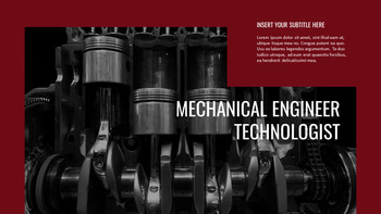 Mechanical Engineering template google slides business