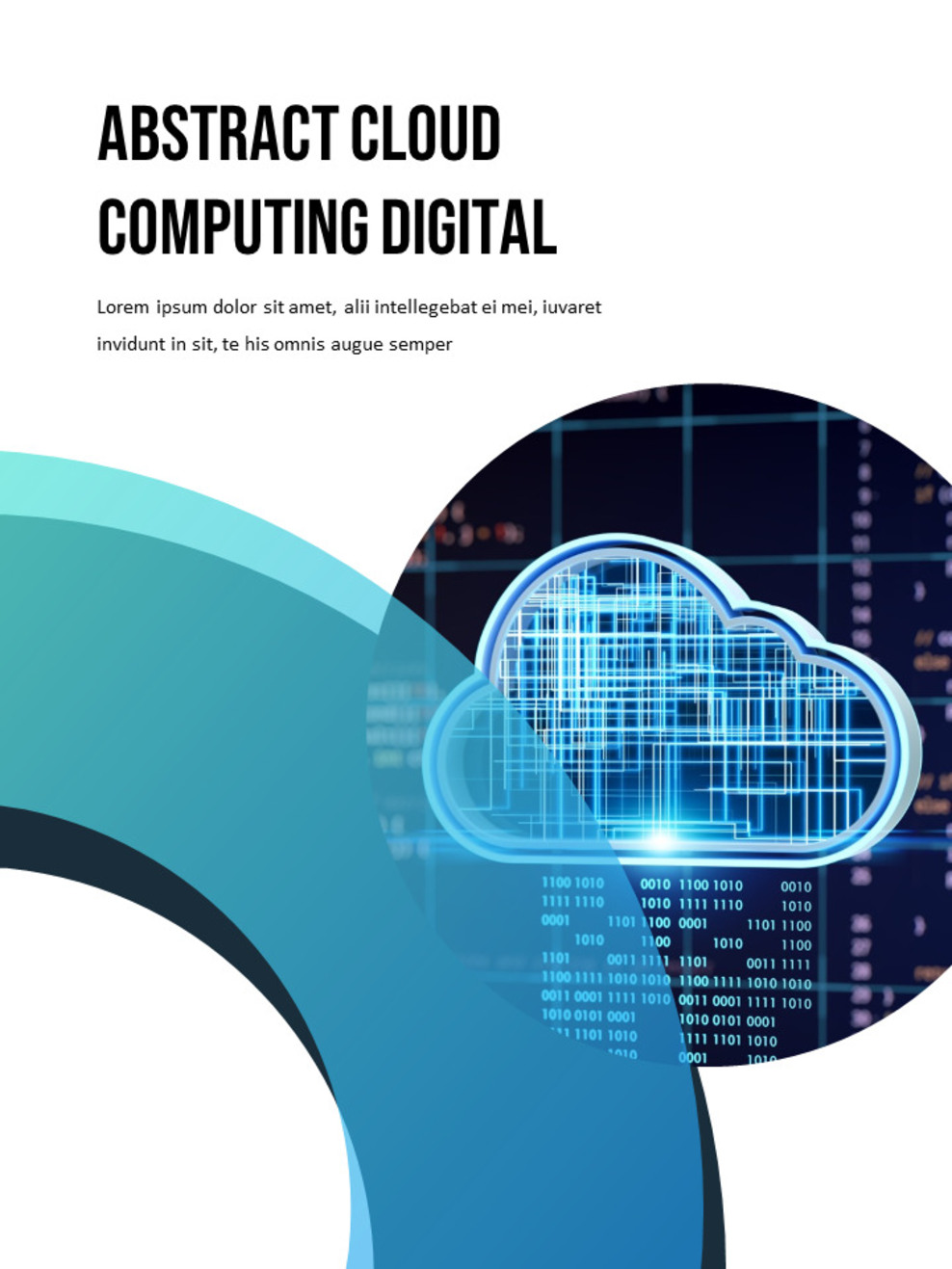 Big Data ppt template ppt