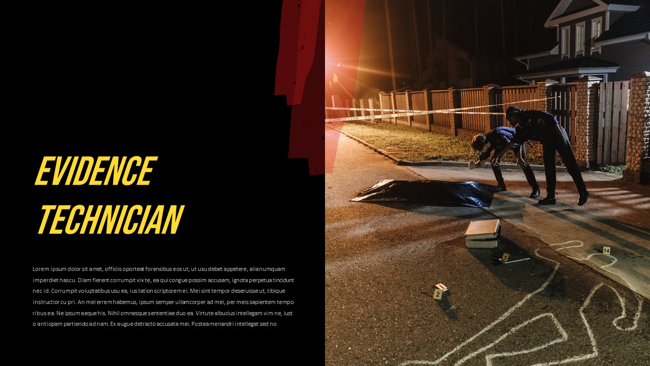 Crime Scene PowerPoint Presentation Examples