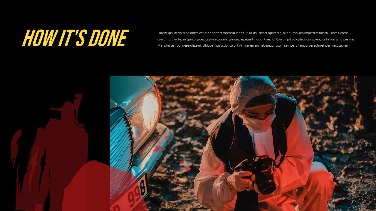 Crime Scene PowerPoint Presentation Examples