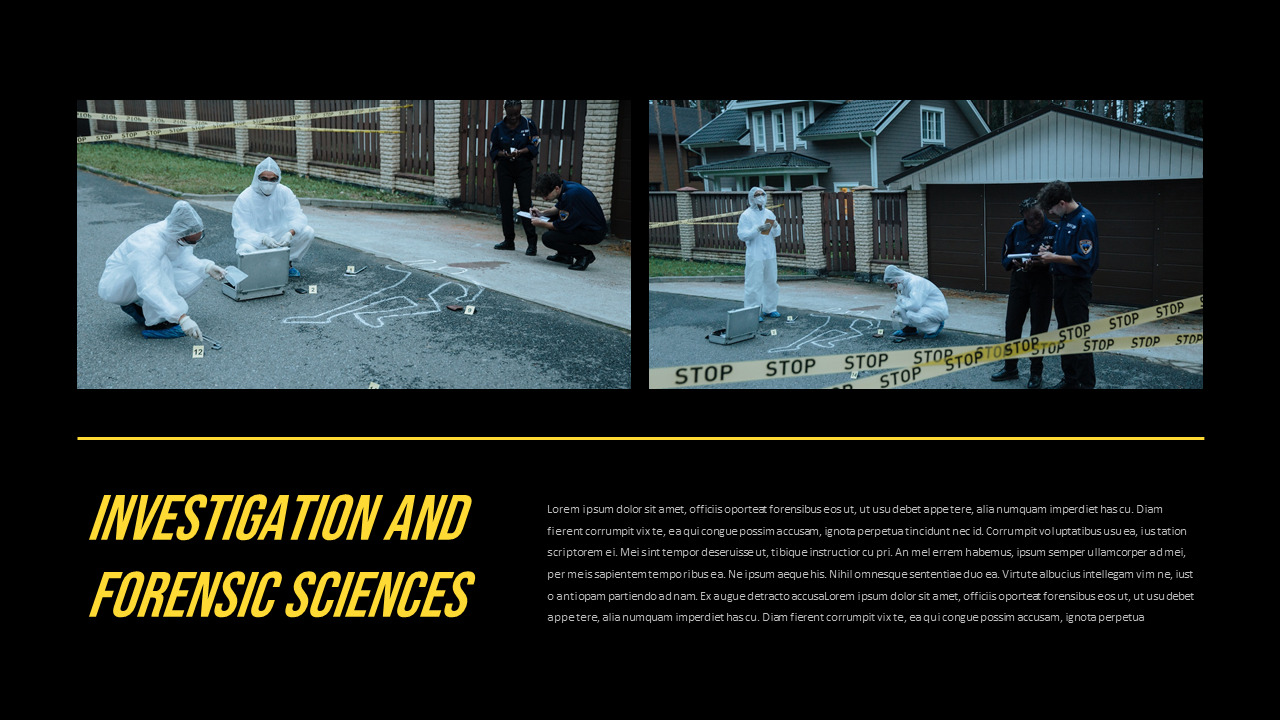 Crime Scene PowerPoint Presentation Examples