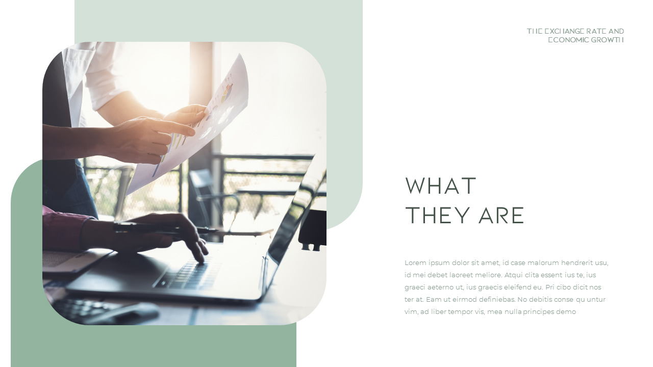 The Exchange Rate and Economic Growth Themes for PowerPoint