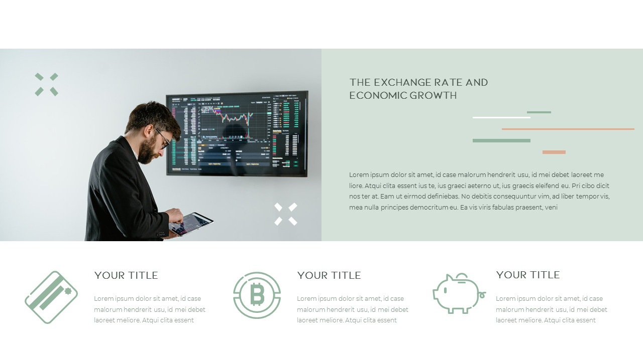 The Exchange Rate and Economic Growth Themes for PowerPoint