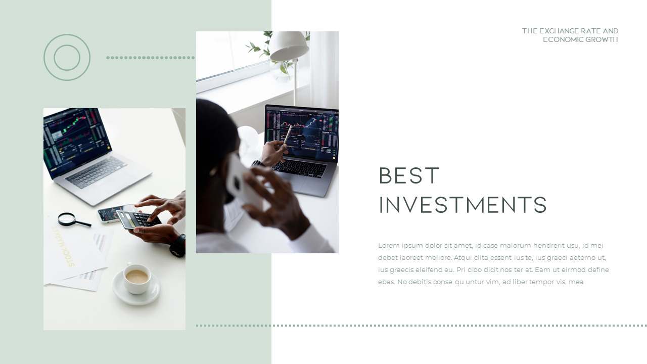 The Exchange Rate and Economic Growth Themes for PowerPoint