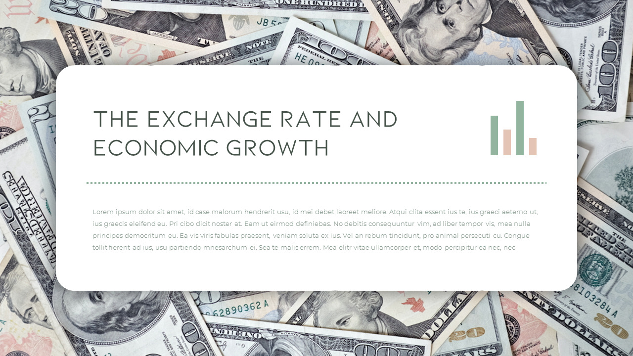 The Exchange Rate and Economic Growth Themes for PowerPoint