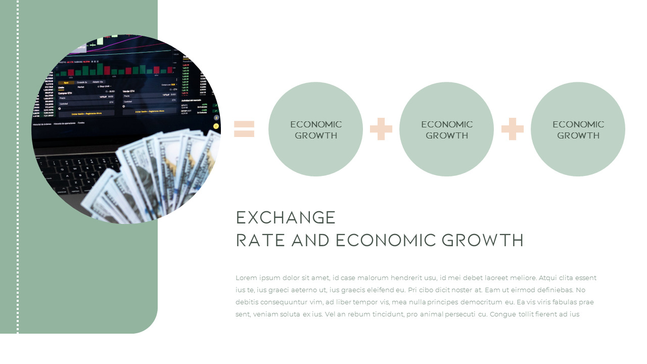 The Exchange Rate and Economic Growth Themes for PowerPoint