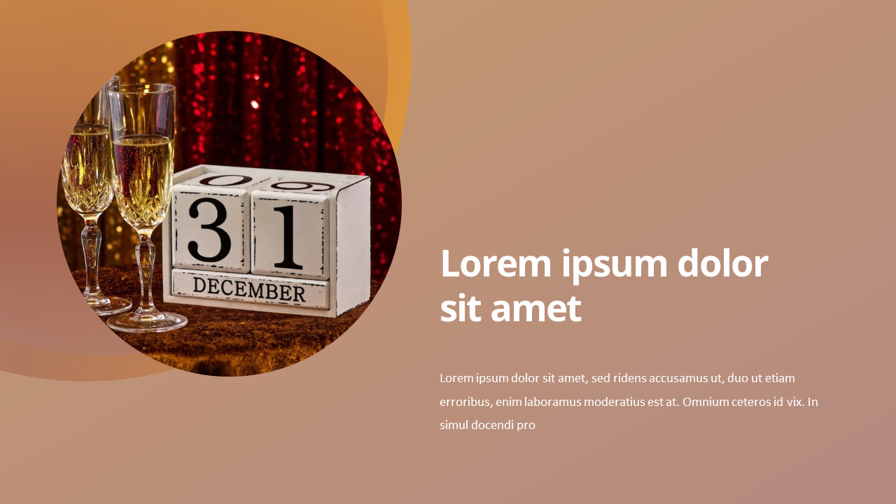 Year End Party ppt business templates|Lifestyle