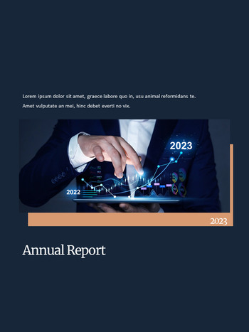2023 Annual Report google slides presentation slides