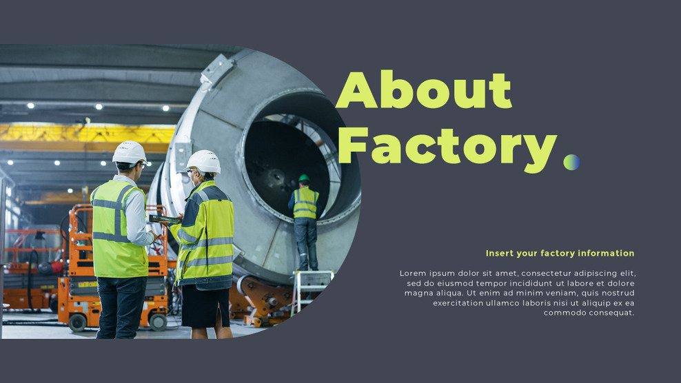 Factory Industrial template google slides business