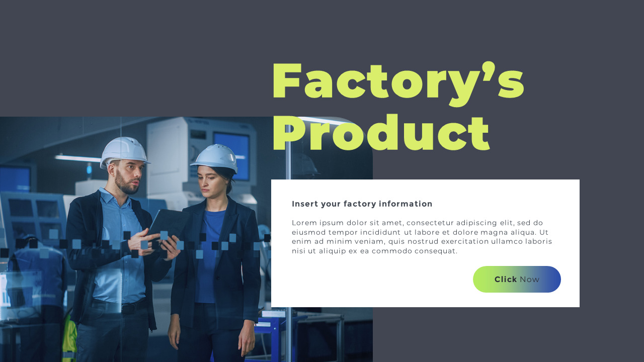 Factory Industrial template google slides business