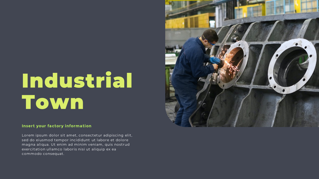Factory Industrial template google slides business