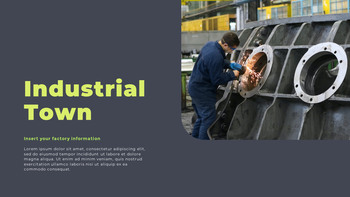 Factory Industrial template google slides business