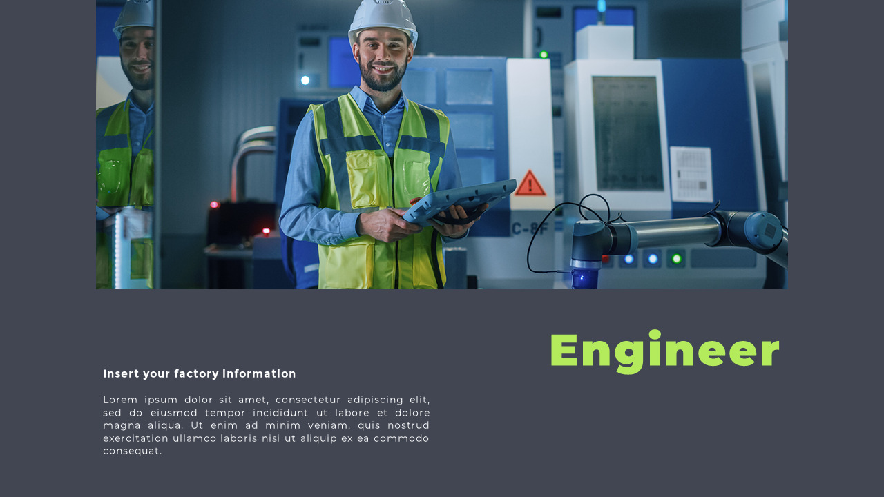 Factory Industrial template google slides business