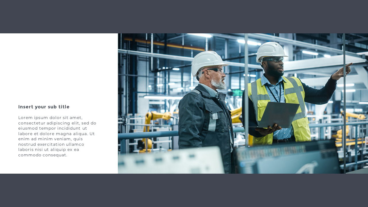 Factory Industrial template google slides business