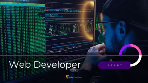 Free Google Slides Template Design - Web Developer