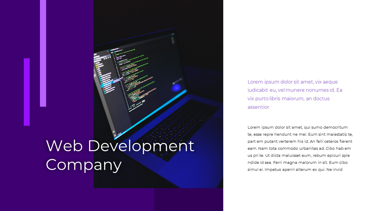 Free Google Slides Template Design - Web Developer Free Google Slides Template Design - Web Developer