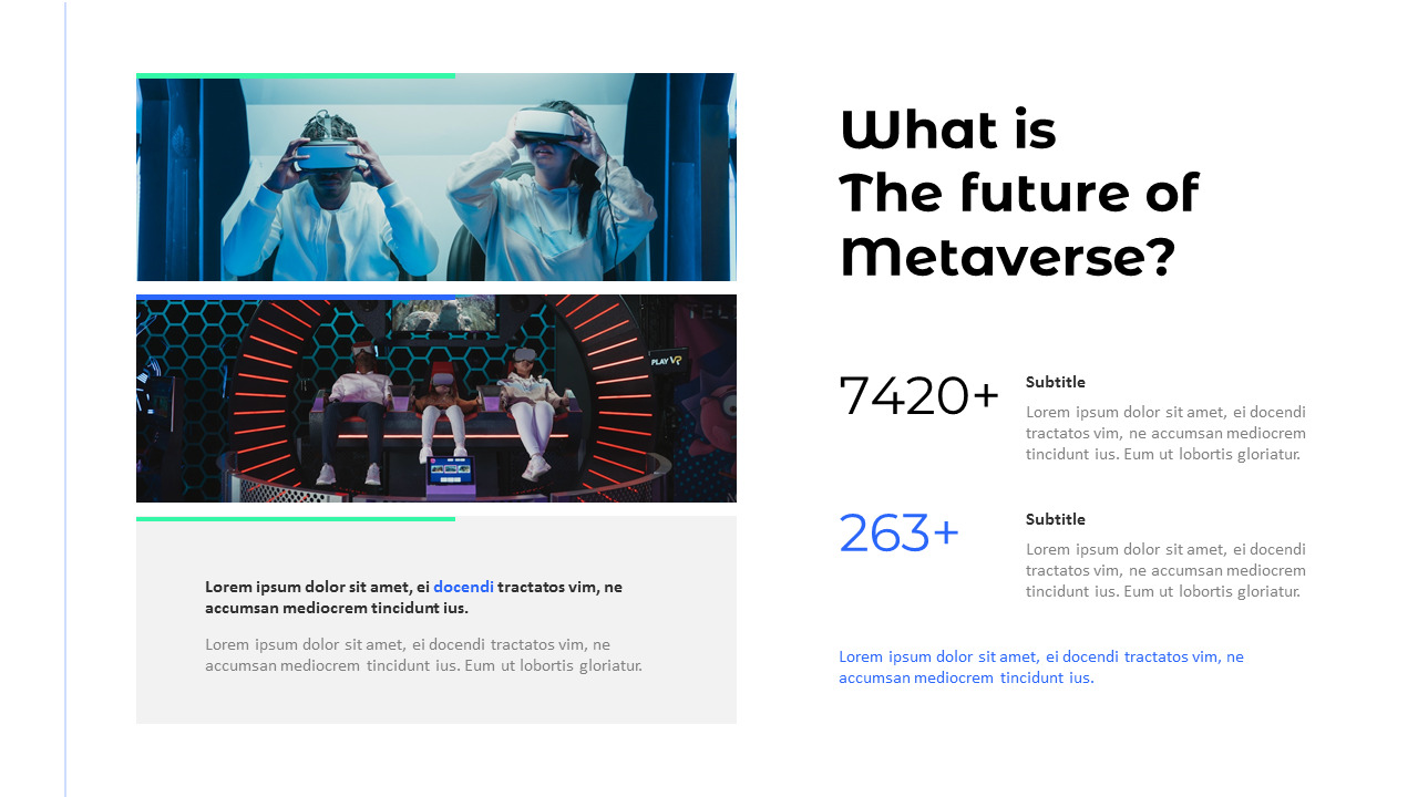 Metaverse google slides background