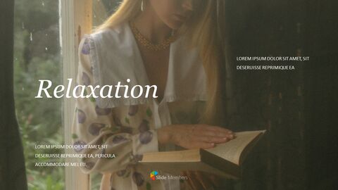 Relaxation PPT Templates Design|Lifestyle