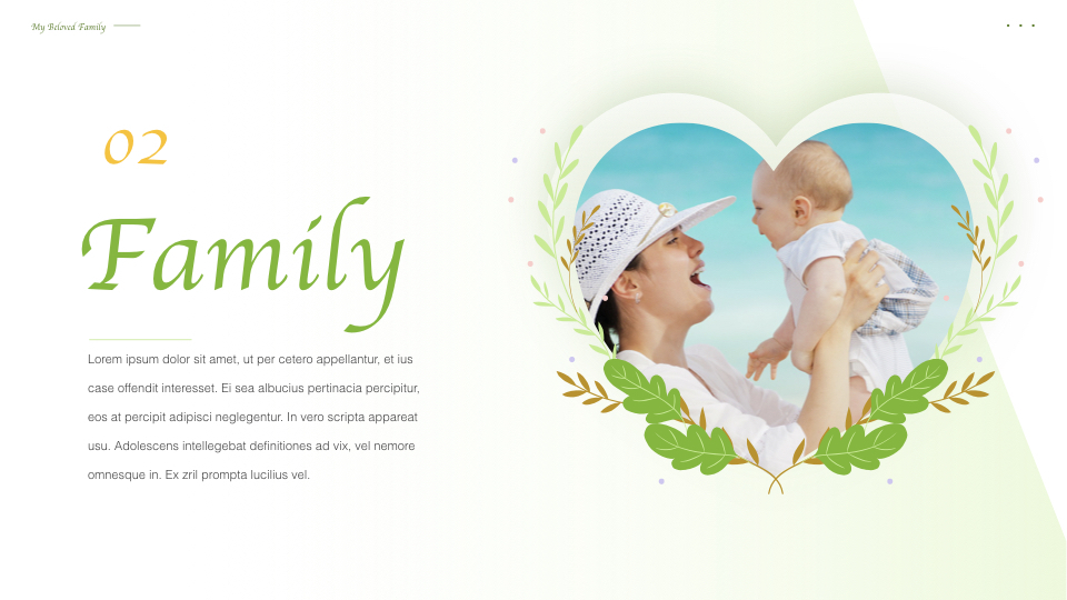my Beloved Family Multipurpose Presentation Keynote Template