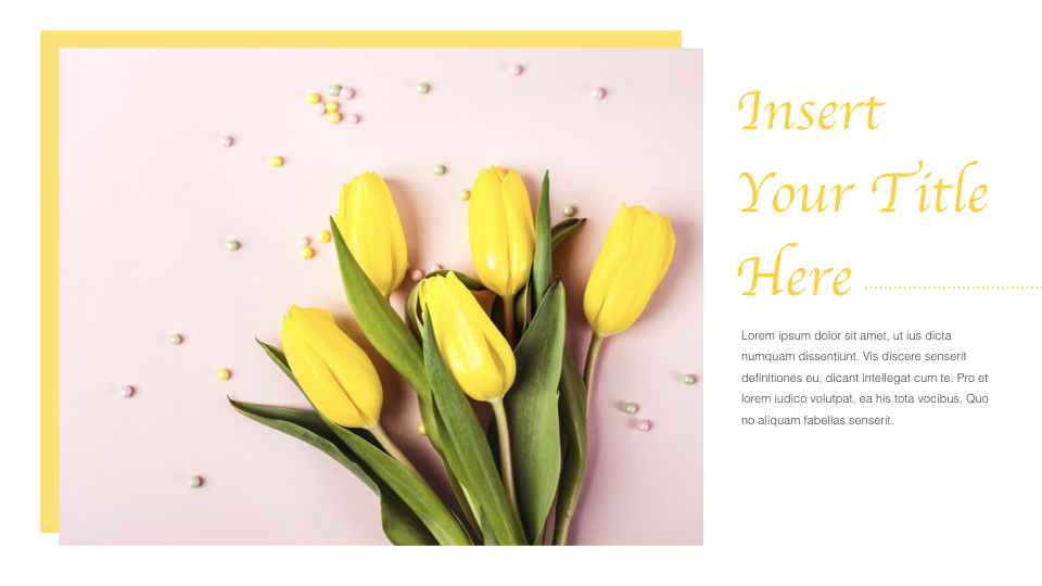 Spring Flowers Keynote Presentation Template