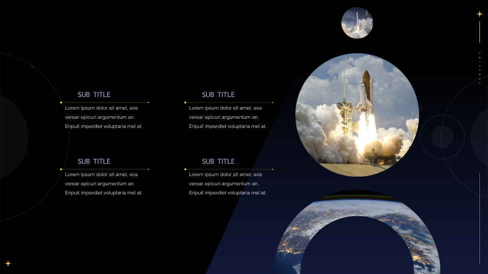 Universe theme Keynote mac
