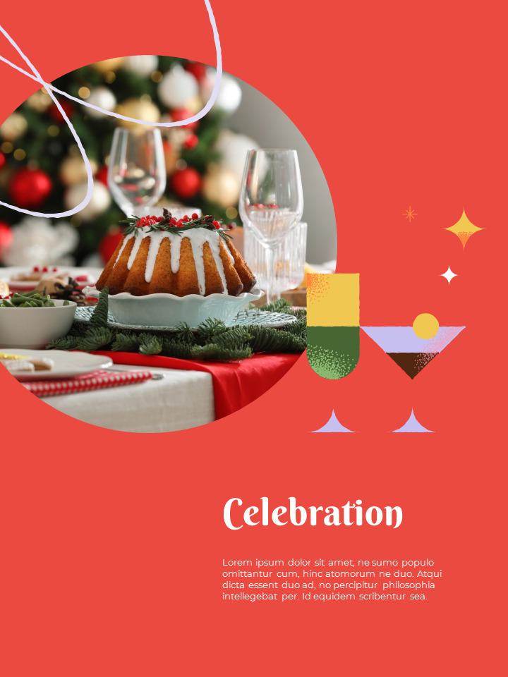 Christmas Design Kit business plan template ppt