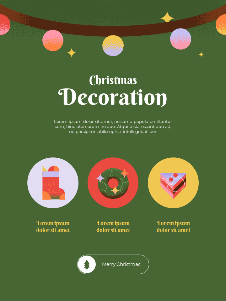 Christmas Design Kit business plan template ppt
