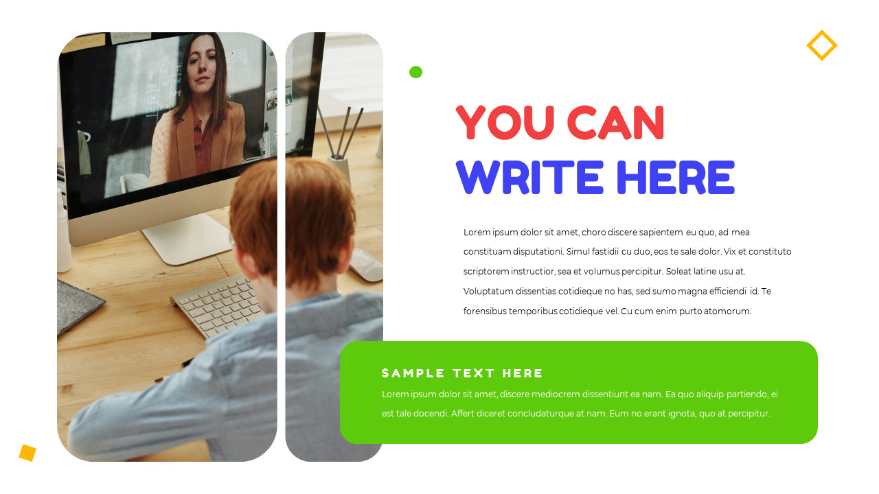 Online Learning design ppt