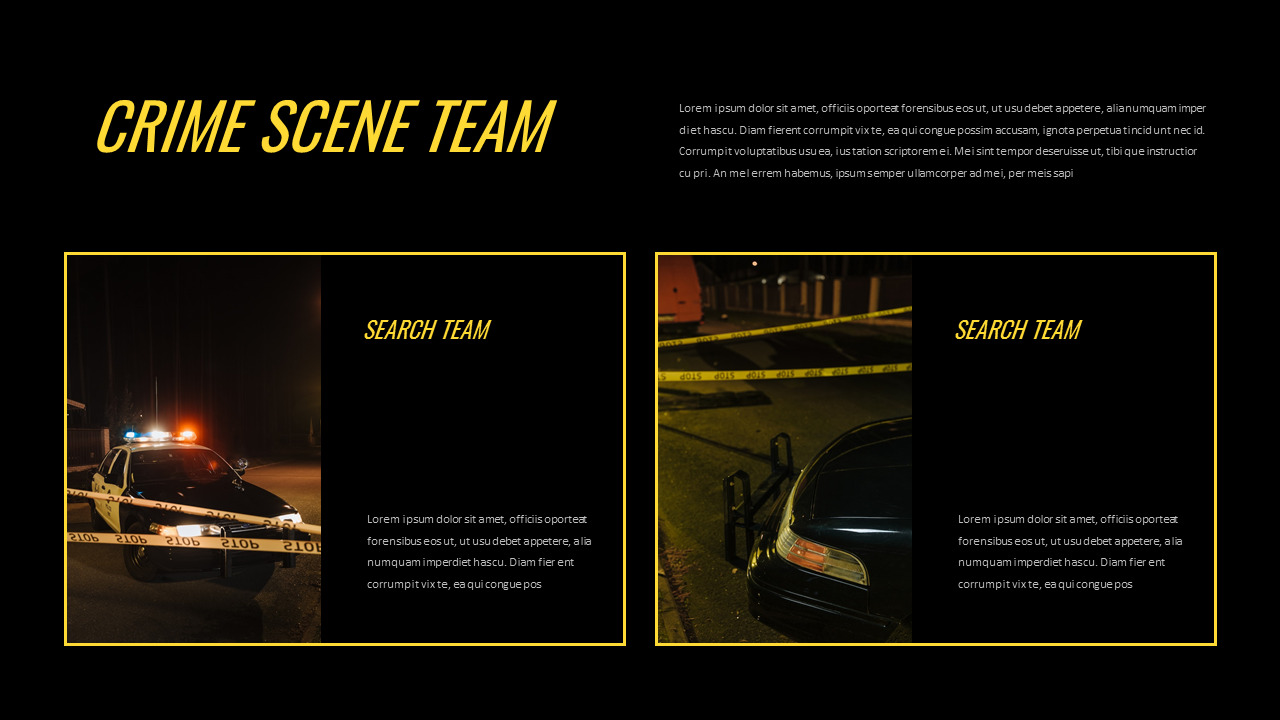 Crime Scene Google Slides to PowerPoint