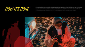 Crime Scene Google Slides to PowerPoint