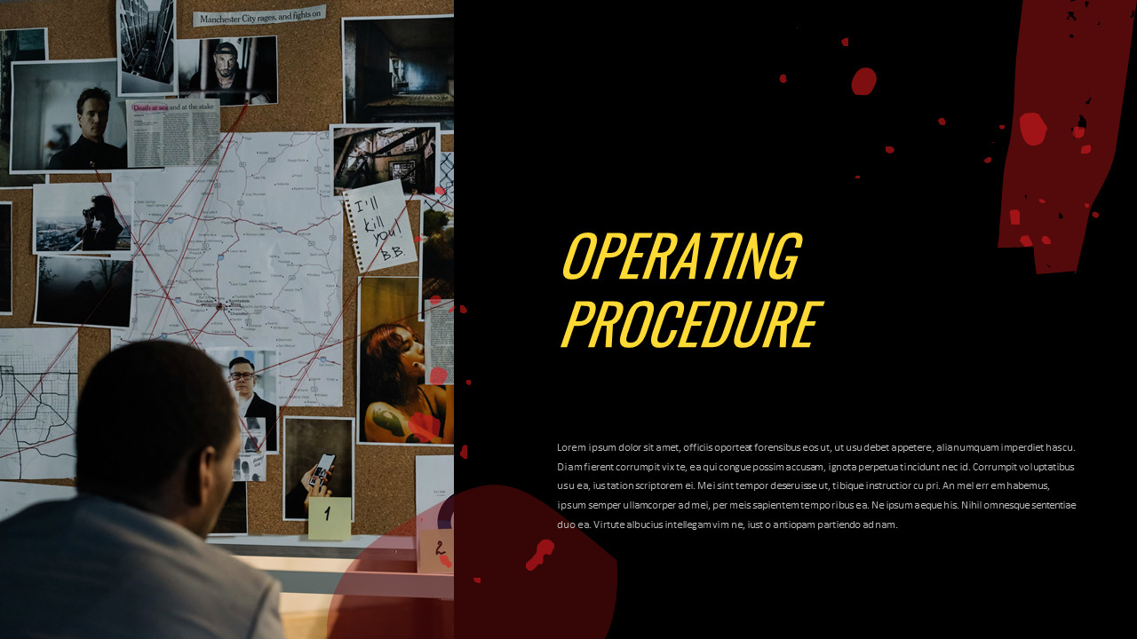 Crime Scene Google Slides to PowerPoint