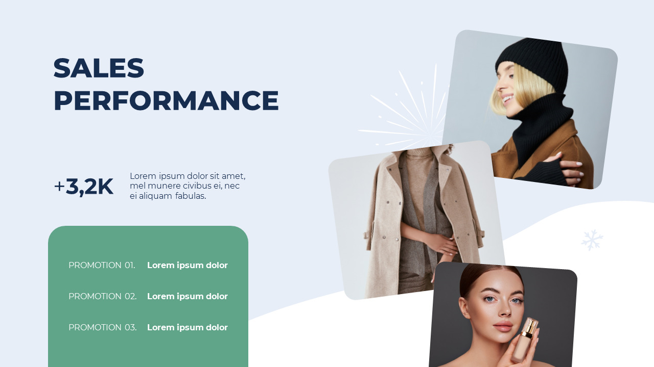 Winter Season Sale pitch presentation template