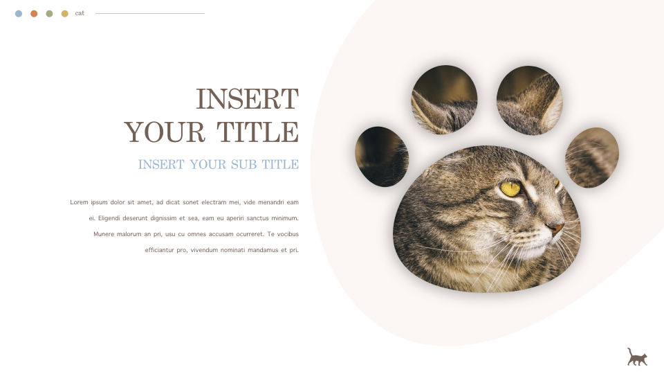 Cat Keynote Presentation Template