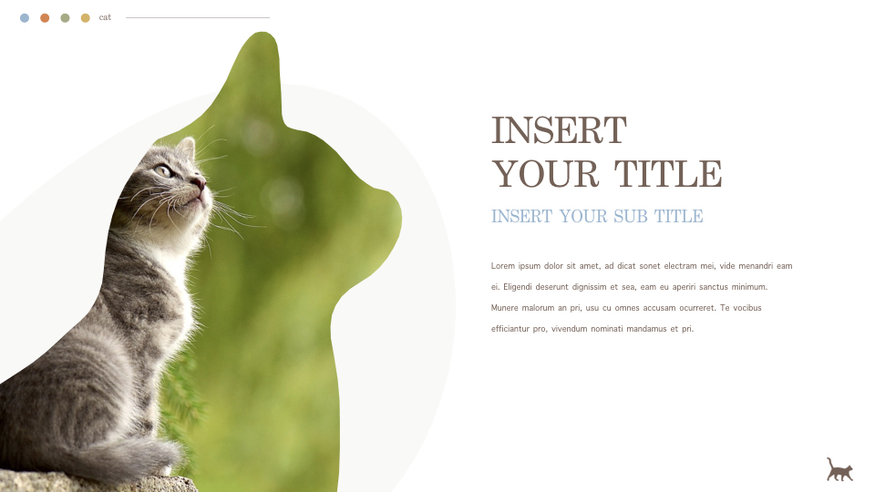 Cat Keynote Presentation Template