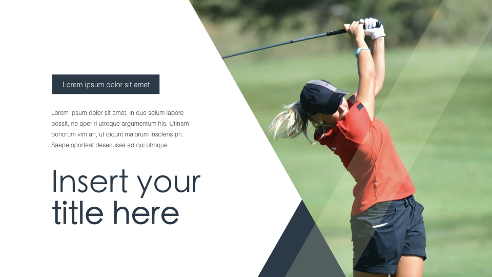 Golf Simple Keynote Template