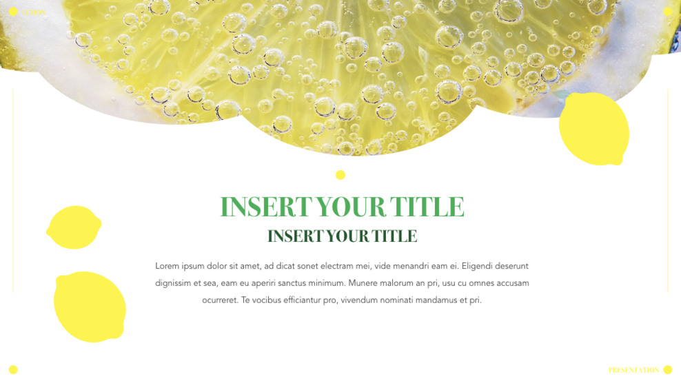 Lemon PowerPoint Templates Multipurpose Design|Business|Keynote