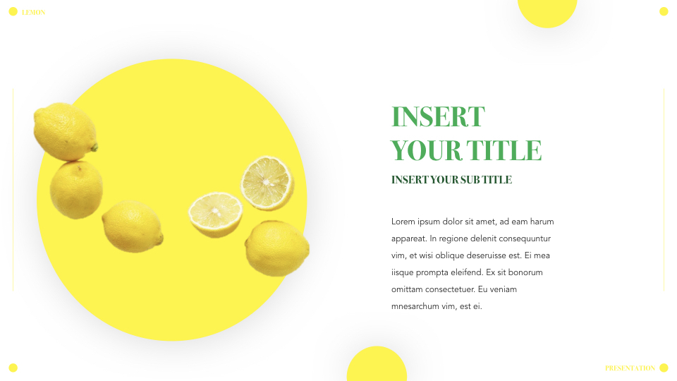 Lemon PowerPoint Templates Multipurpose Design|Business|Keynote