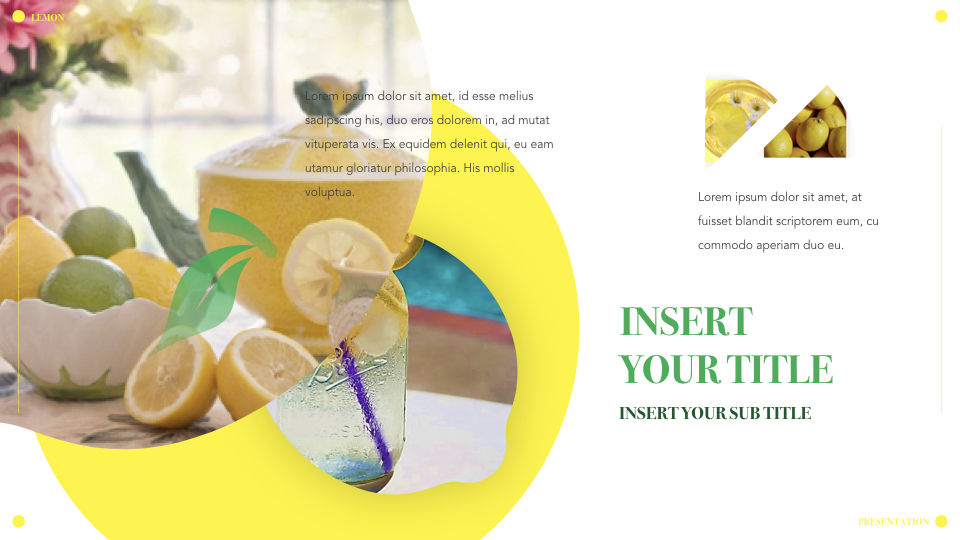 Lemon PowerPoint Templates Multipurpose Design|Business|Keynote