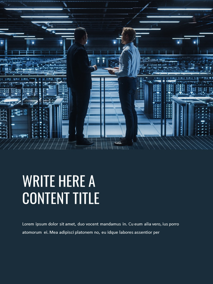 Big Data team presentation template