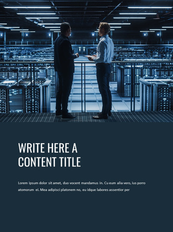 Big Data team presentation template