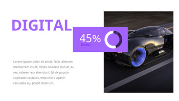 Digital Futurism business presentation template