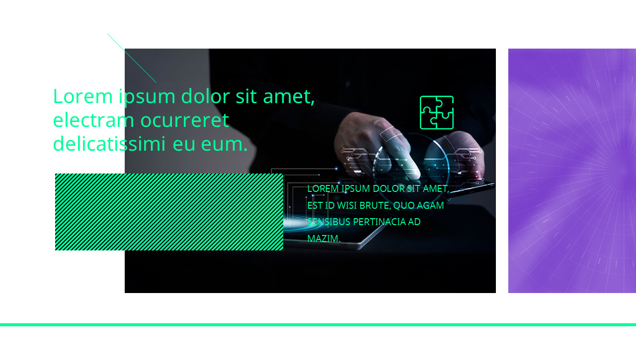 Digital Futurism business presentation template