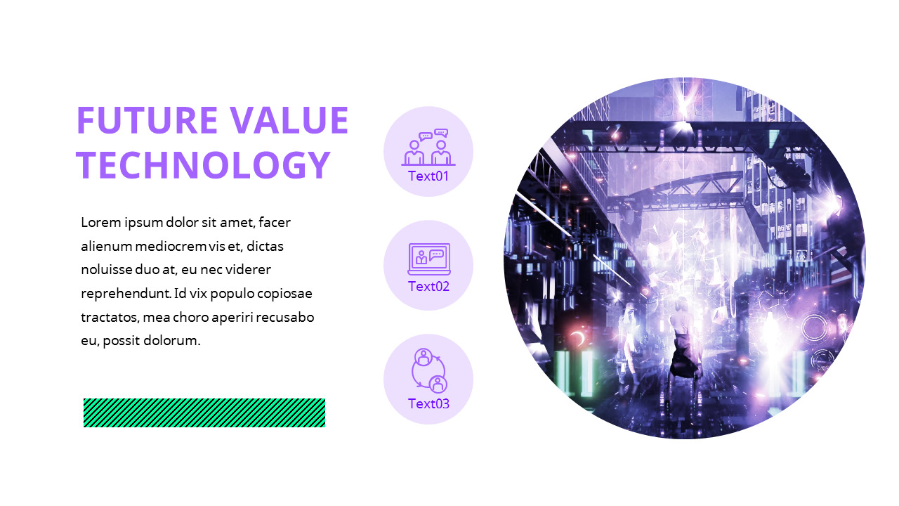 Digital Futurism business presentation template